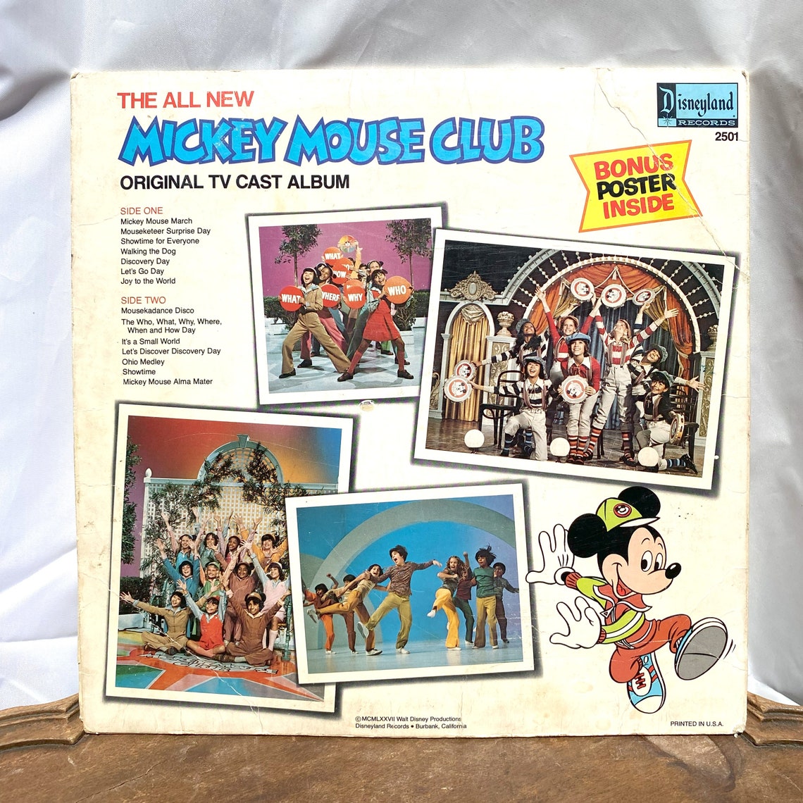MICKEY MOUSE CLUB Original Tv Cast Album 1977 Vinyl Record - Etsy