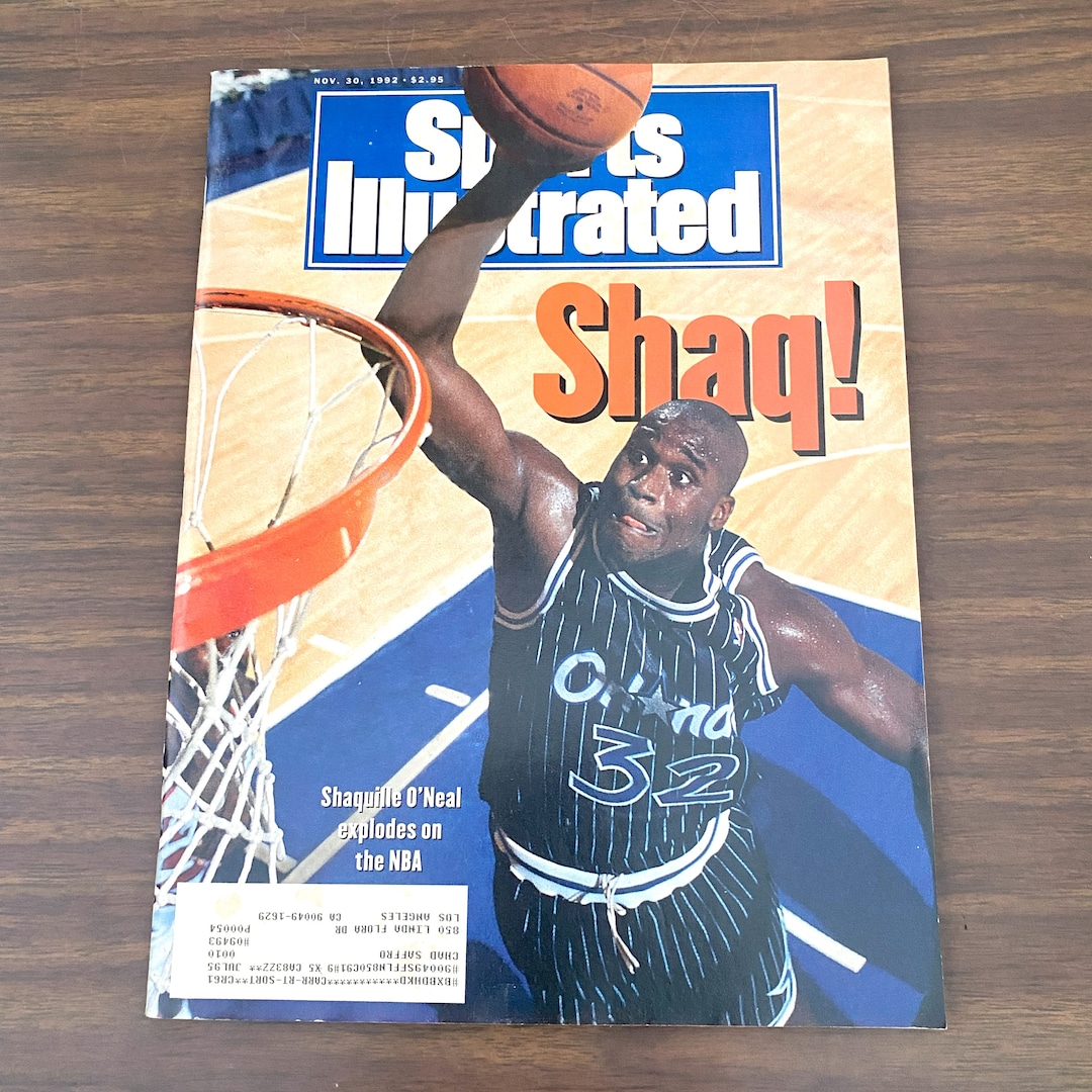 Vintage 11/30/92 Sports Illustrated SHAQ Rookie Year Shaquille Oneal ...