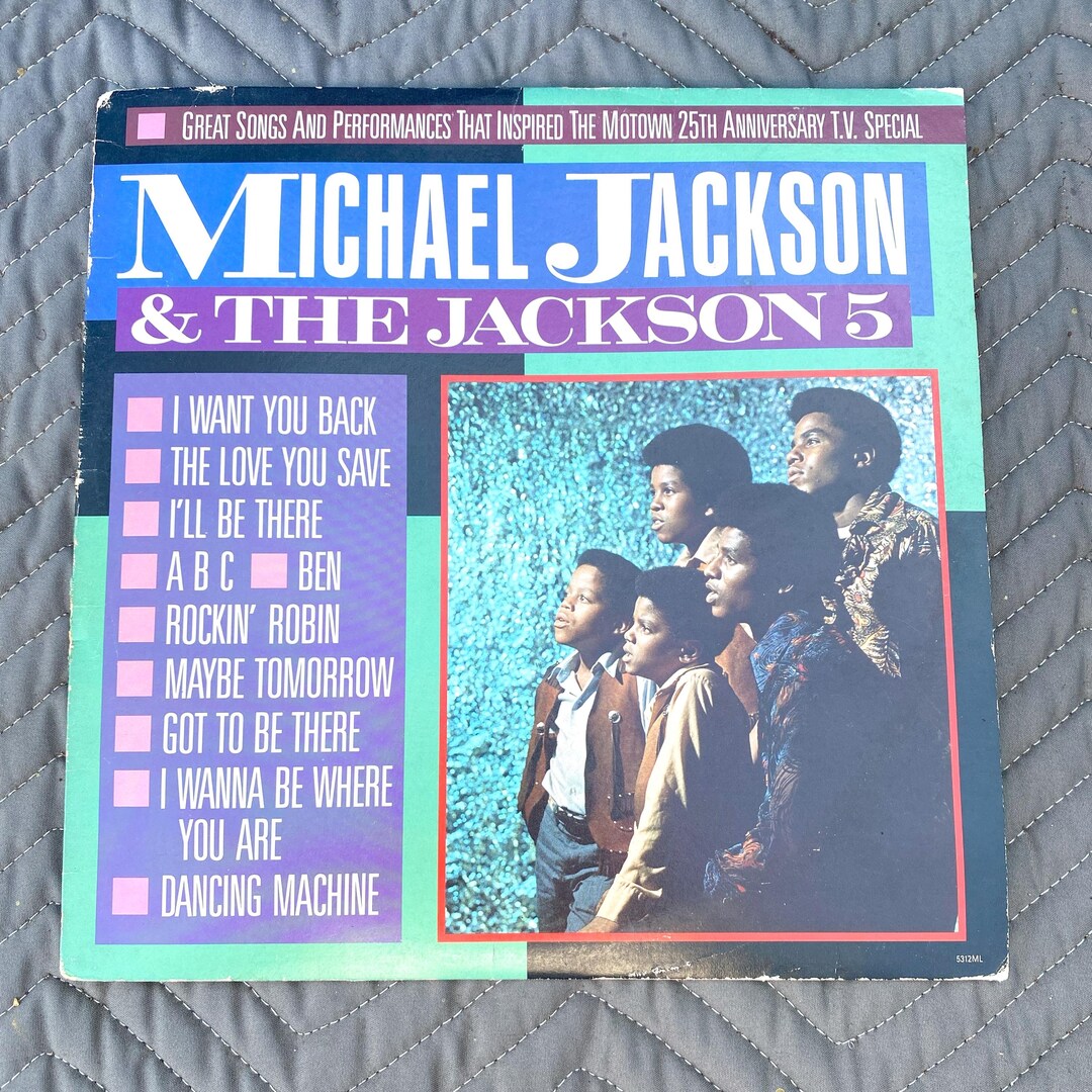Michael Jackson & THE JACKSON 5 MOTOWN 25th Anniversary Show 1983 Vinyl ...