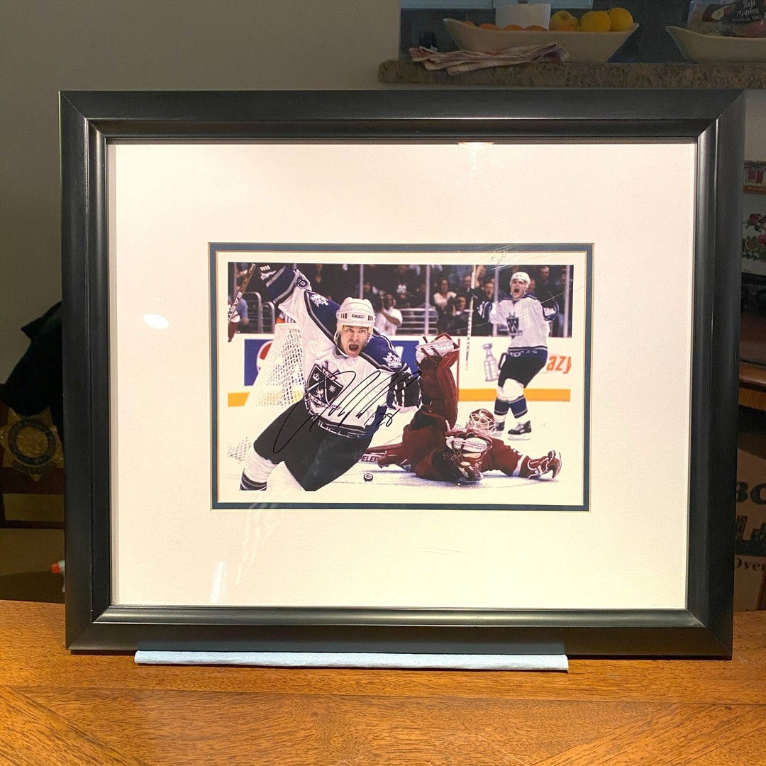 NHL 2001 Adam Deadmarsh Los Angeles Kings Game-winner Framed ...