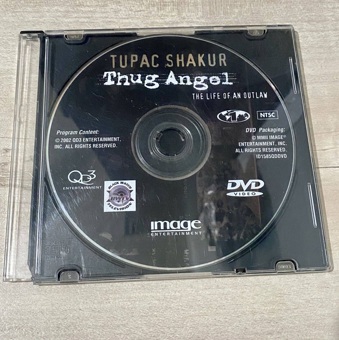 2002 TUPAC SHAKUR thug Angel: the Life of an Outlaw DVD Documentary - Etsy