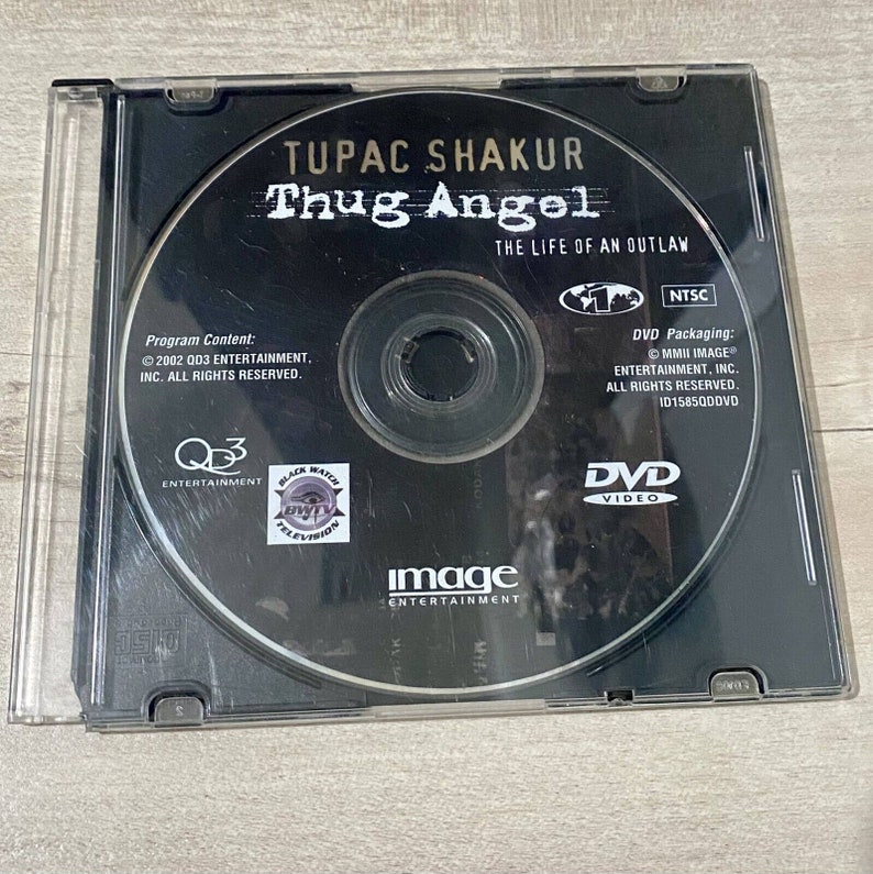 2002 TUPAC SHAKUR thug Angel: the Life of an Outlaw DVD Documentary - Etsy