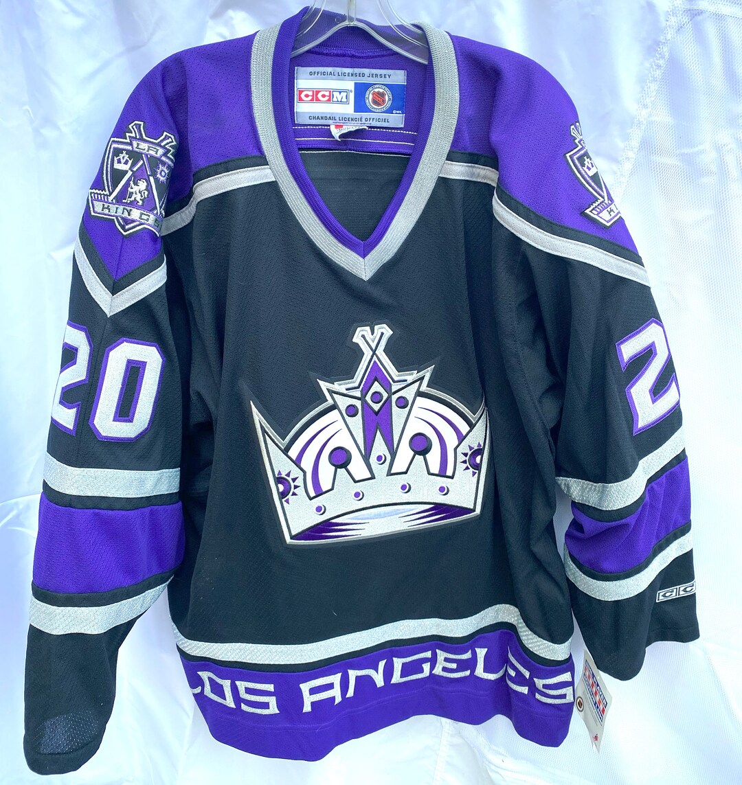 Vtg 2000 Luc Robitaille NHL LA Kings Signed Jersey - Etsy