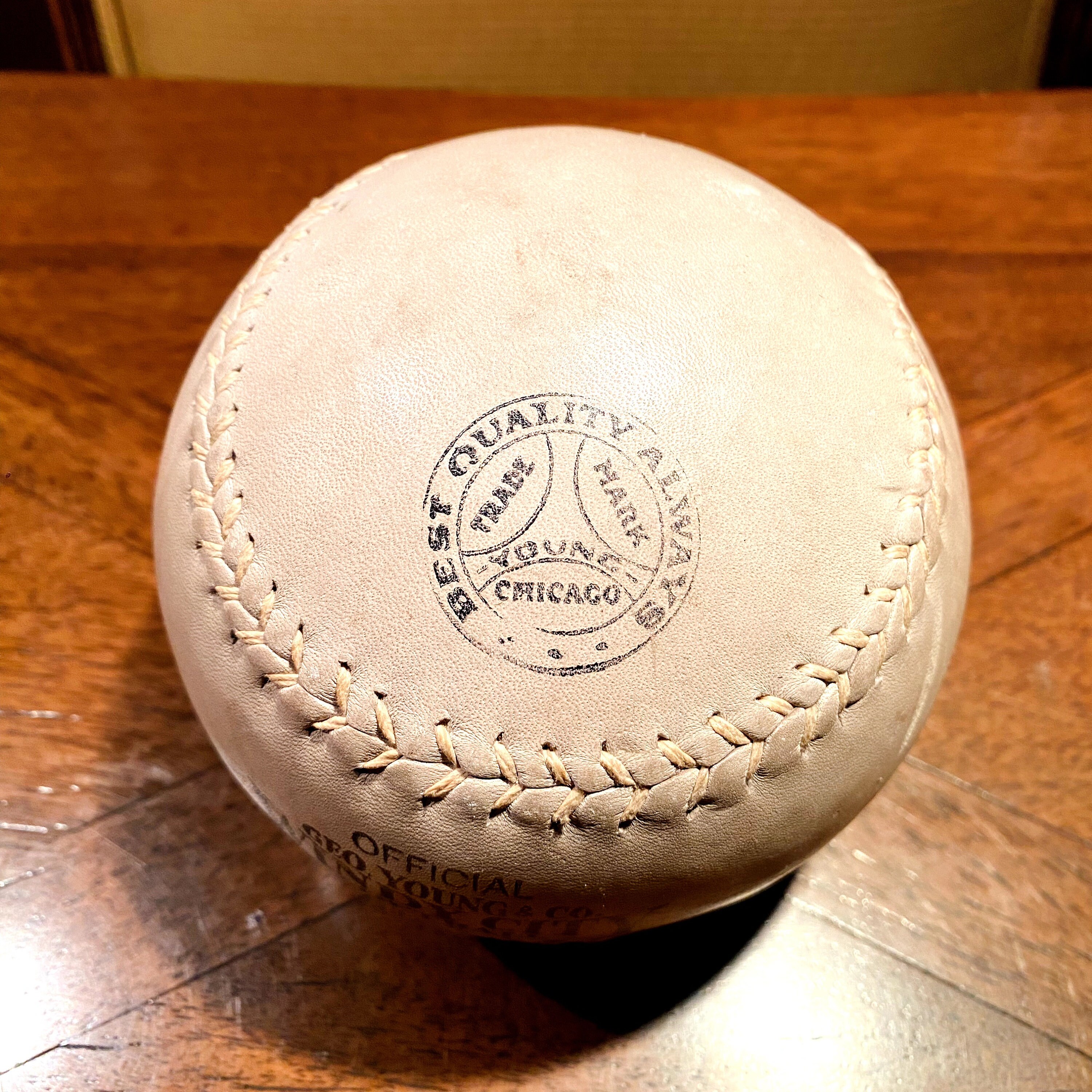 Vintage Official Geo Young & Co. Windy City Softball 16 Inches, 5 Dia ...