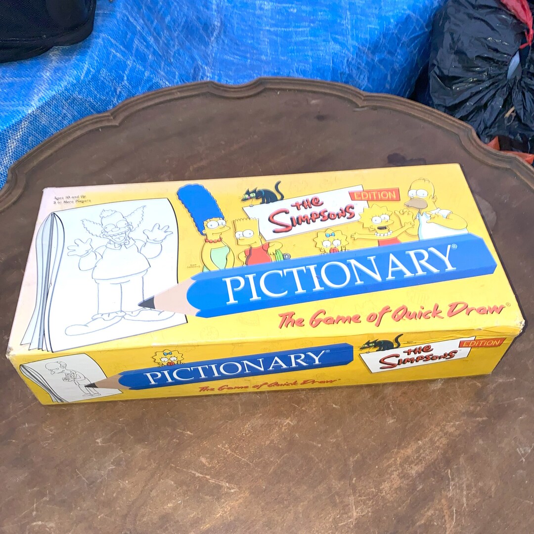 The Simpsons Edition Pictionary Board Game by Usaopoly - Etsy Canada