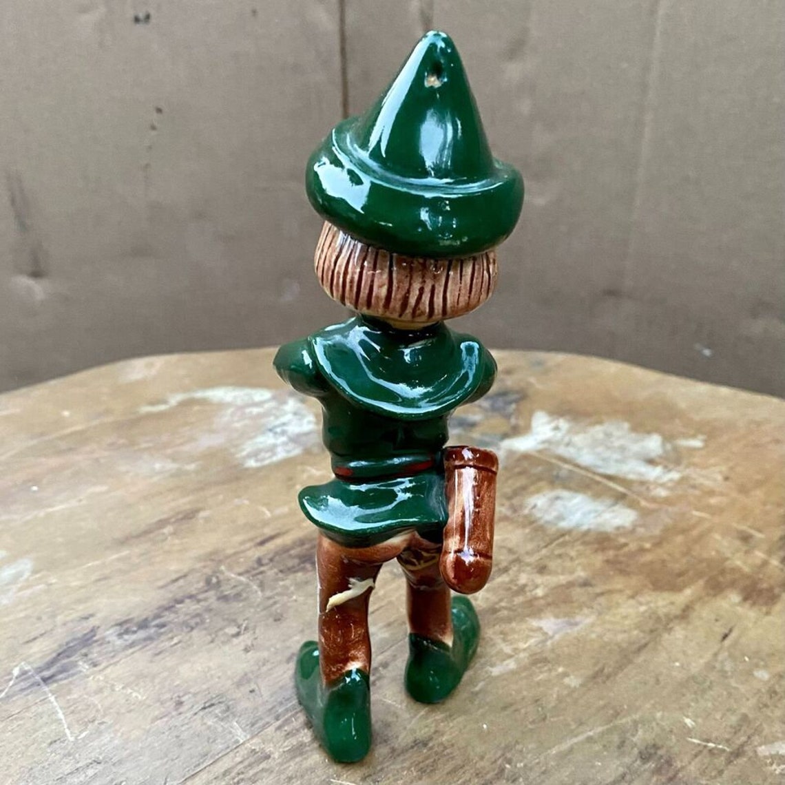 Vintage 1955 Kreiss Robin Hood Elf Ceramic Figurine - Etsy
