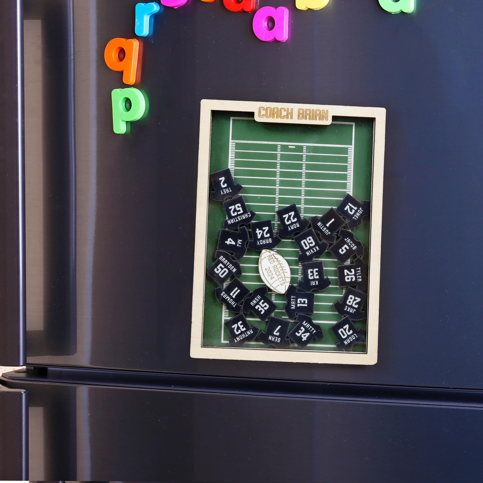 Personalized Football Coach Fridge Magnet, Coach Appreciation Gift, End ...