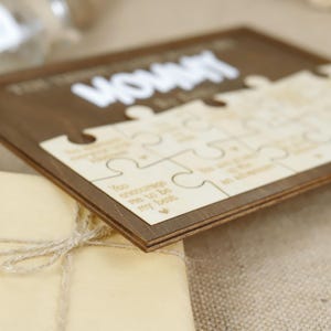 DIY Puzzle Activity for Mother's Day 2025, Custom Reasons Why I Love ...