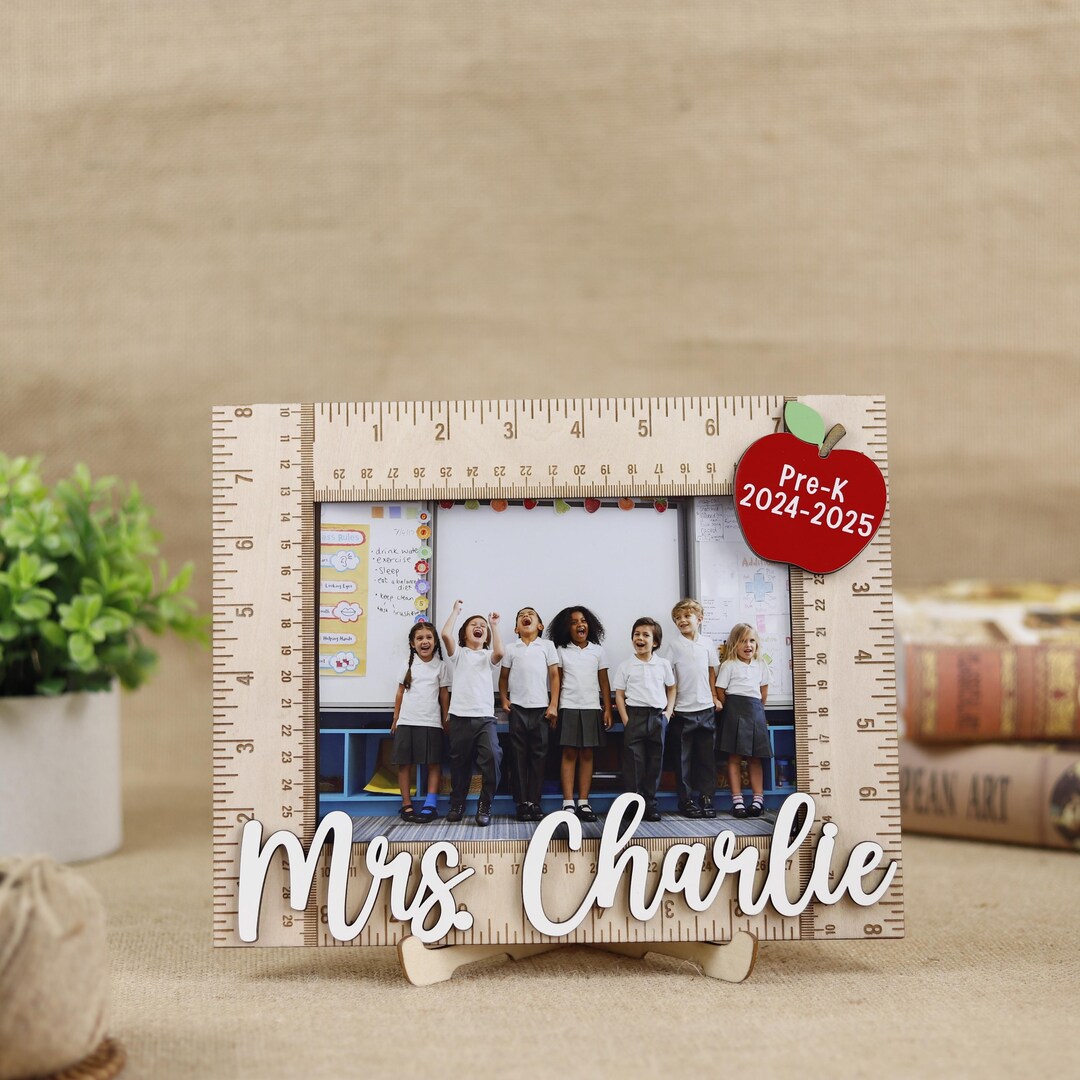 Personalized Teacher Photo Frame, Teacher Gift Frame, Appreciation Gift ...