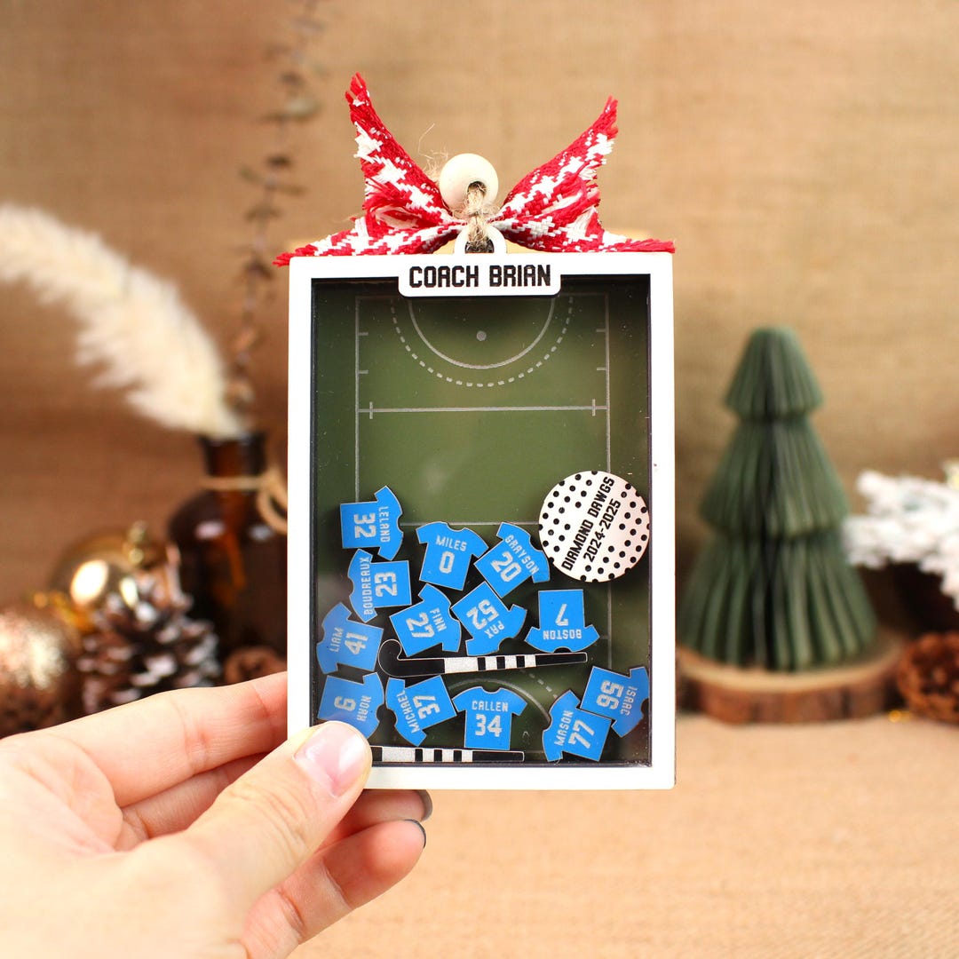 4D Shaker for Field Hockey Team, Custom Field Hockey Member Team Gift ...
