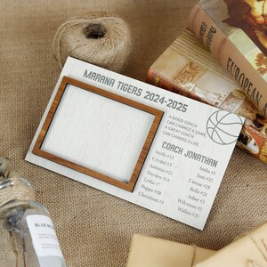 Basketball Frame for Coach, Personalized Appreciation Thank You Coach ...