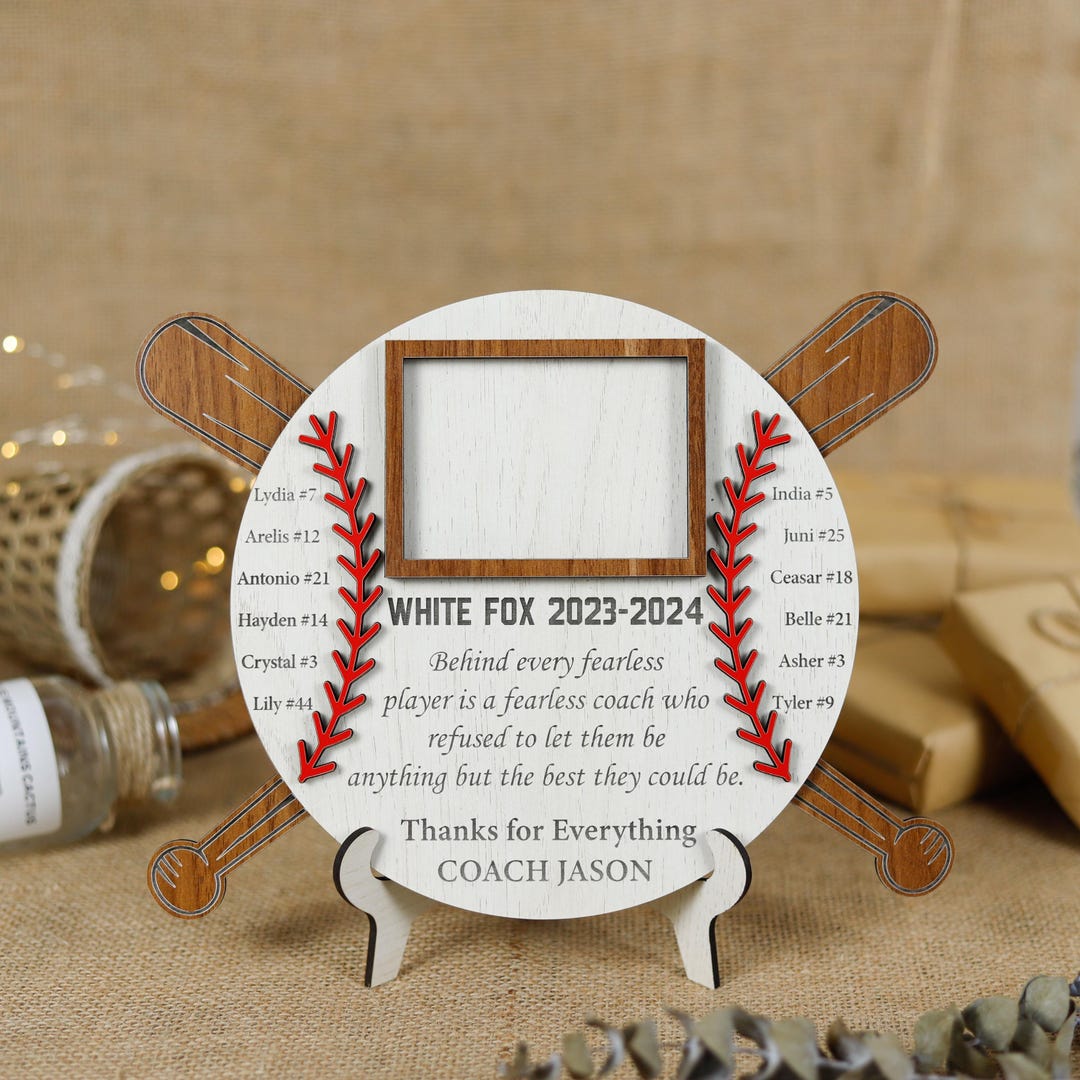 Personalized Baseball Gifts for Coach, Thank You Coach Gifts From Team ...