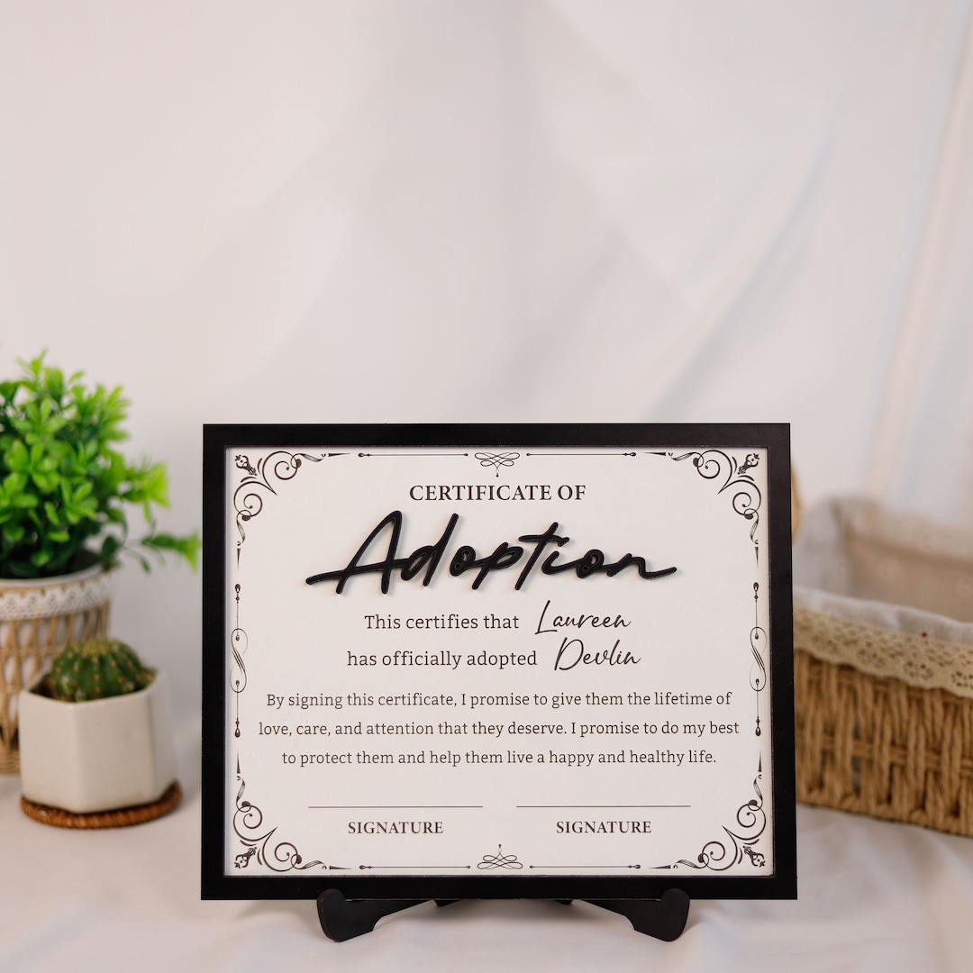 2-layered Adoption Wooden Plaque, Personalized Step Dad Fathers Day ...