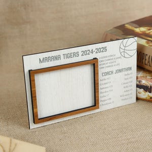 Basketball Frame for Coach, Personalized Appreciation Thank You Coach ...