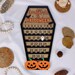 Countdown Halloween Sign With Moveable Ghost, Halloween Pumpkin Coffin ...