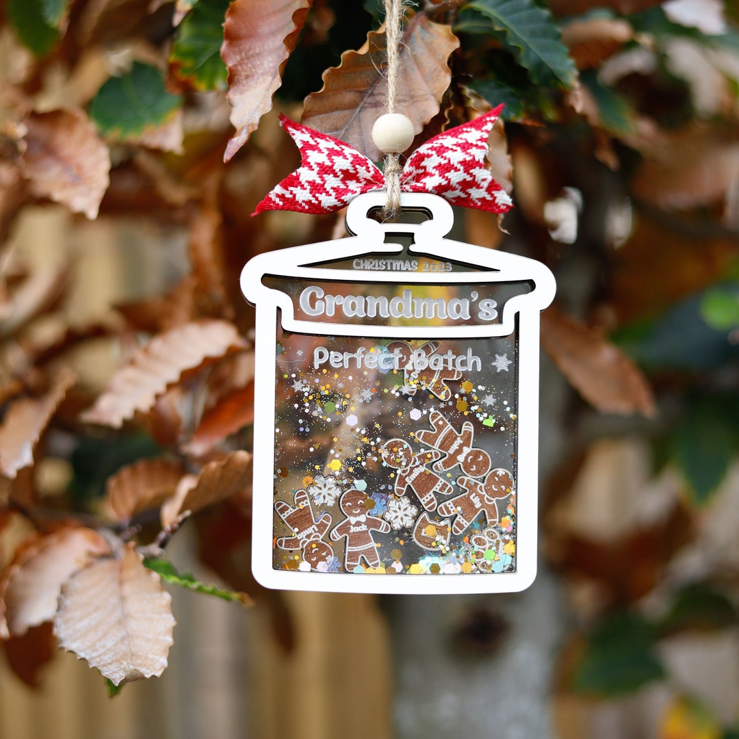 Custom Grandma Christmas Ornament, Grandma Perfect Batch Ornament, Gift ...