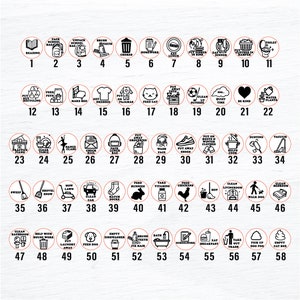 Wooden Daily Chore Board, Daily Responsibilities Board, Child Daily ...