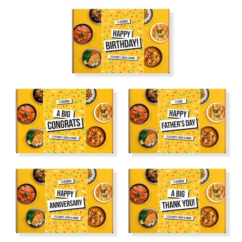 Curry From Around the World Recipe Gift Box to Make 6 Classic Curries ...