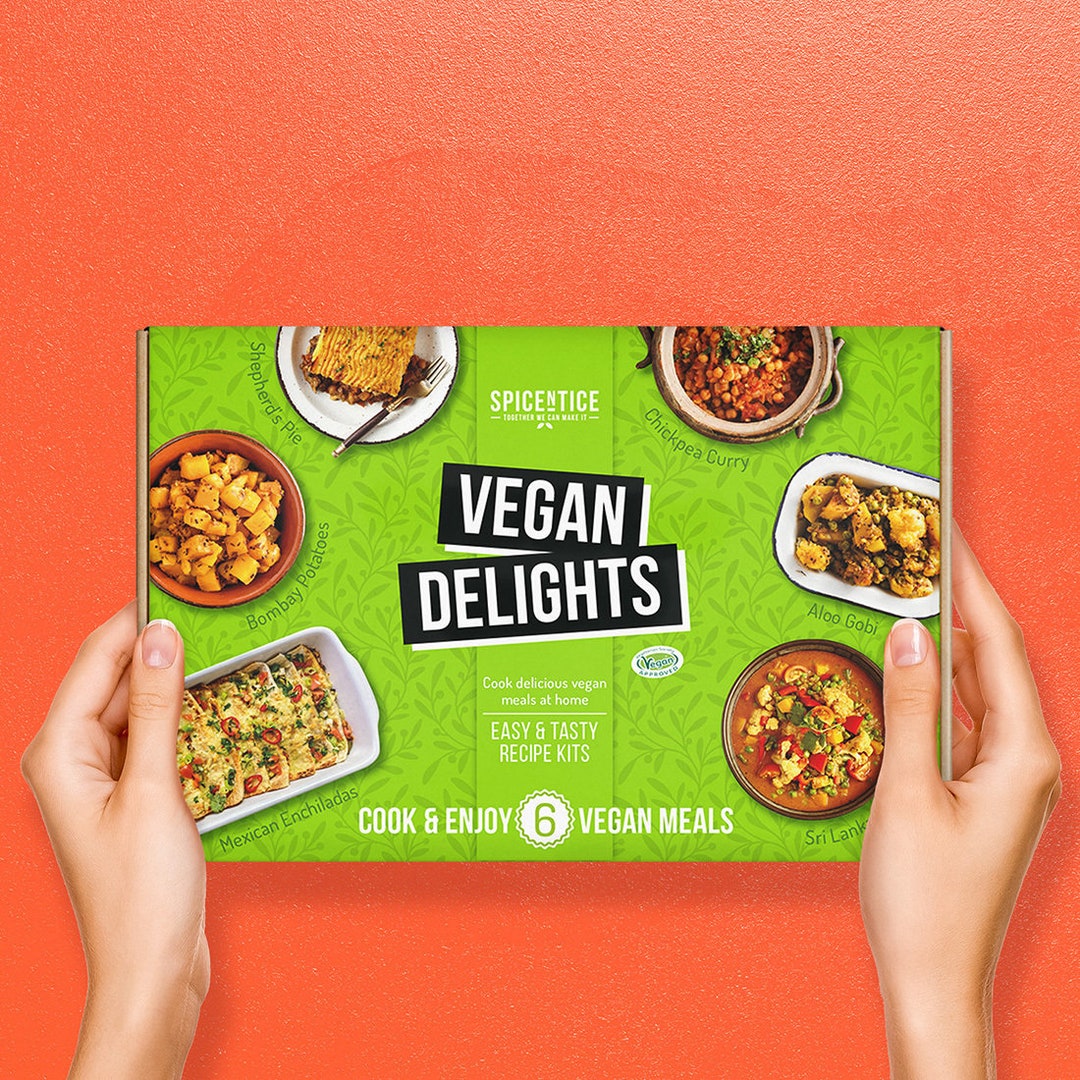 Vegan Recipe Spice Gift Box - Curry Lovers Gift, Easy Midweek Dinners ...