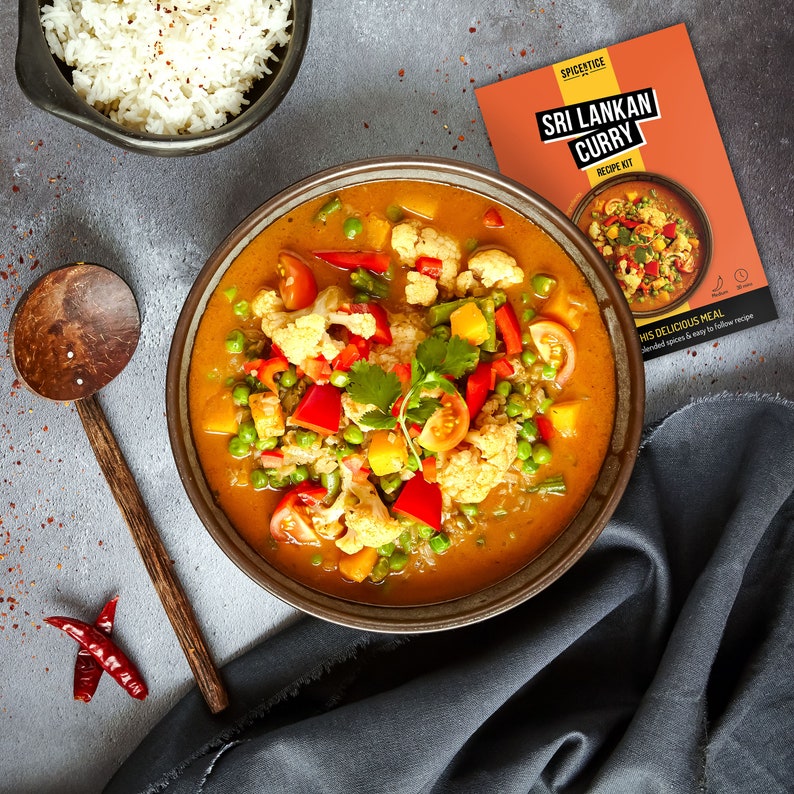 Curry From Around the World Recipe Gift Box to Make 6 Classic Curries ...