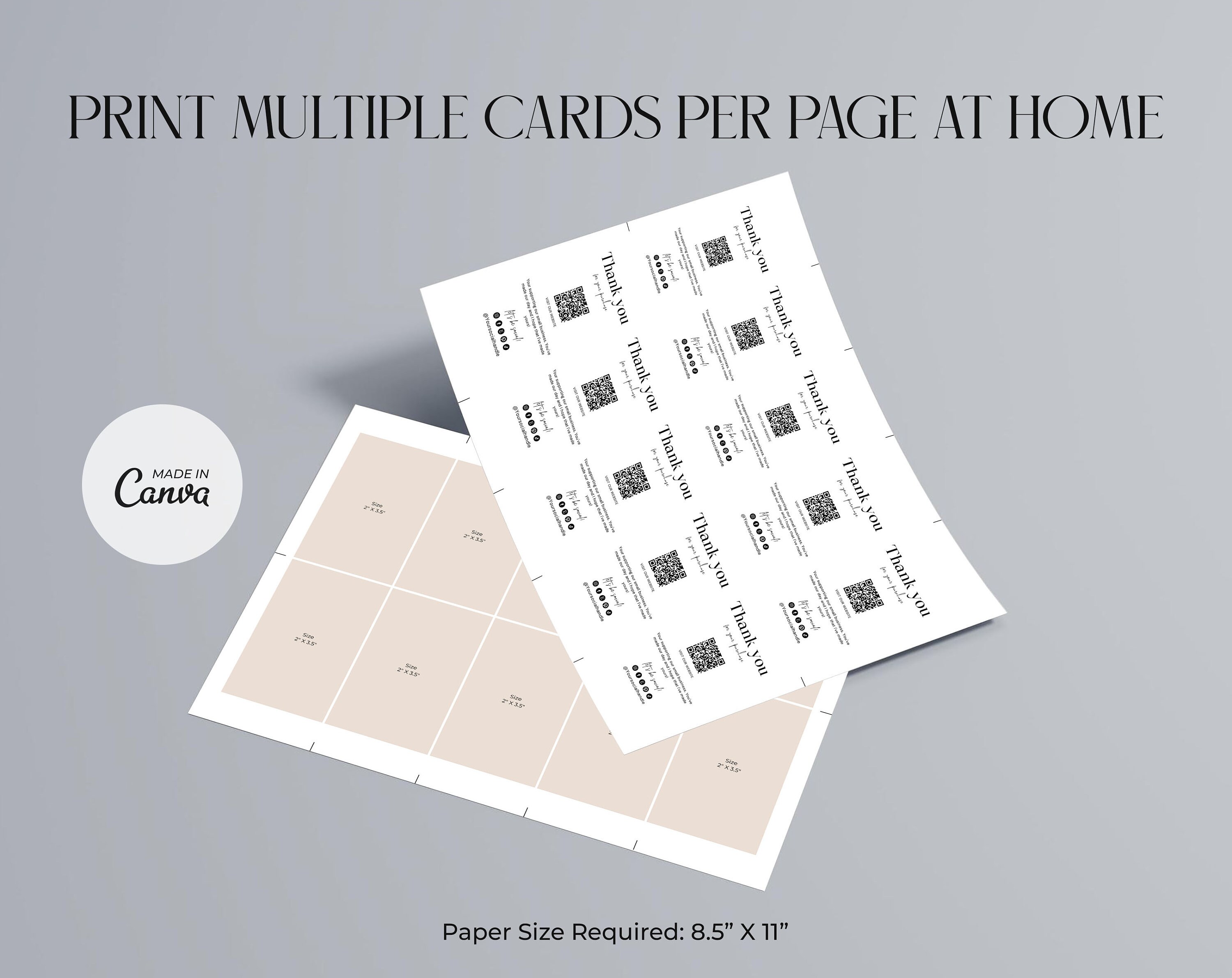 Printable Clothing Hang Tag Template, Editable Clothing Tags, Clothing ...