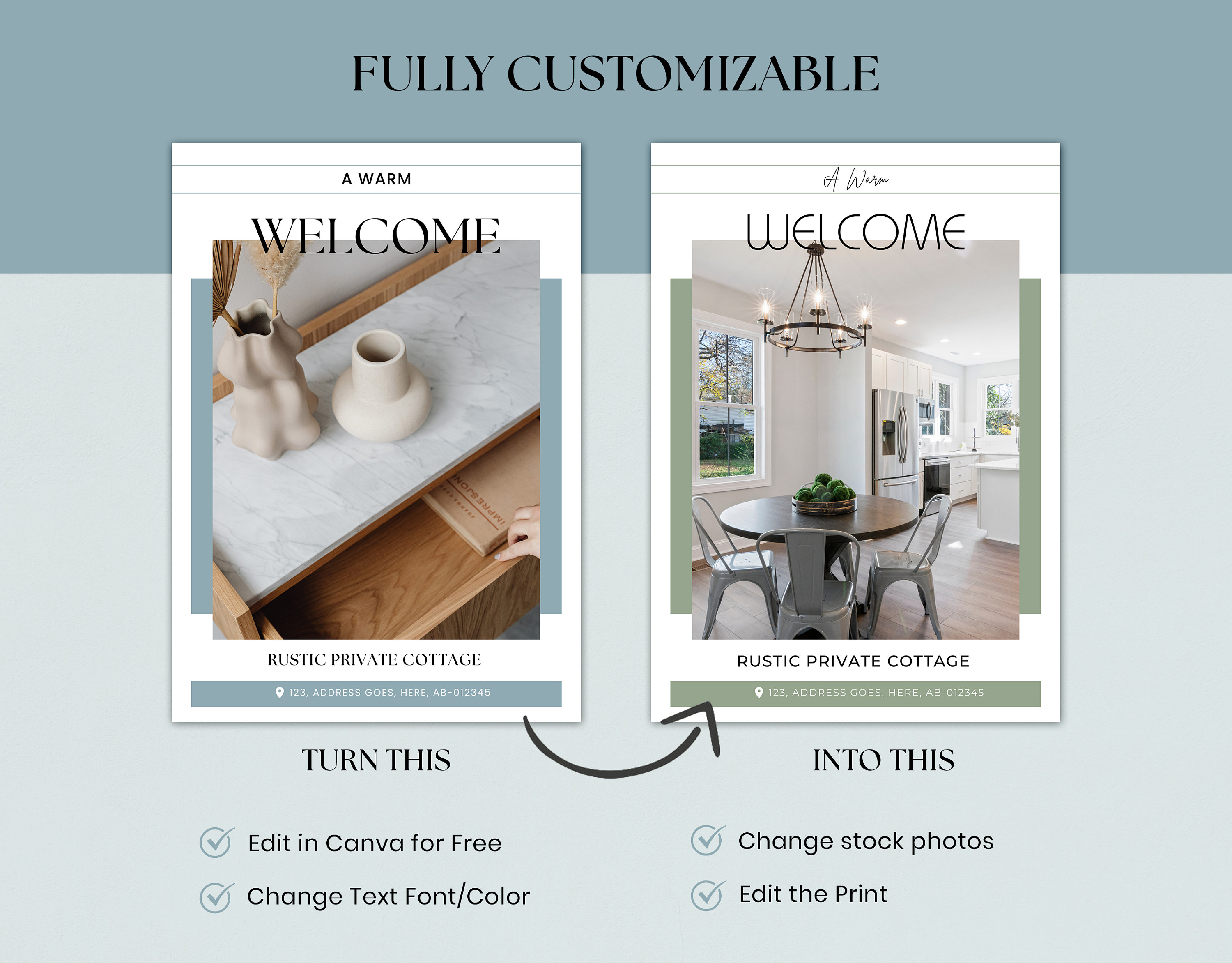 Airbnb Welcome Book Template House Host Manual Guidebook Template ...