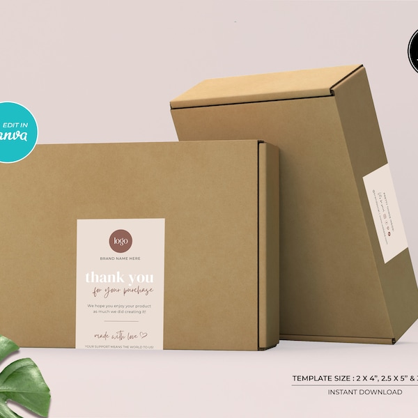 Box Seal Sticker - Etsy