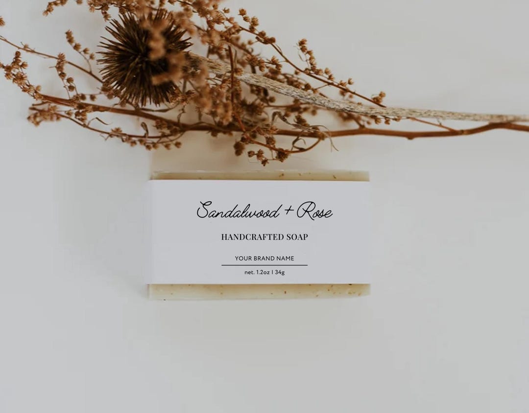 Editable Soap Label Template, Custom Wrap Whipped Soap Label Design ...