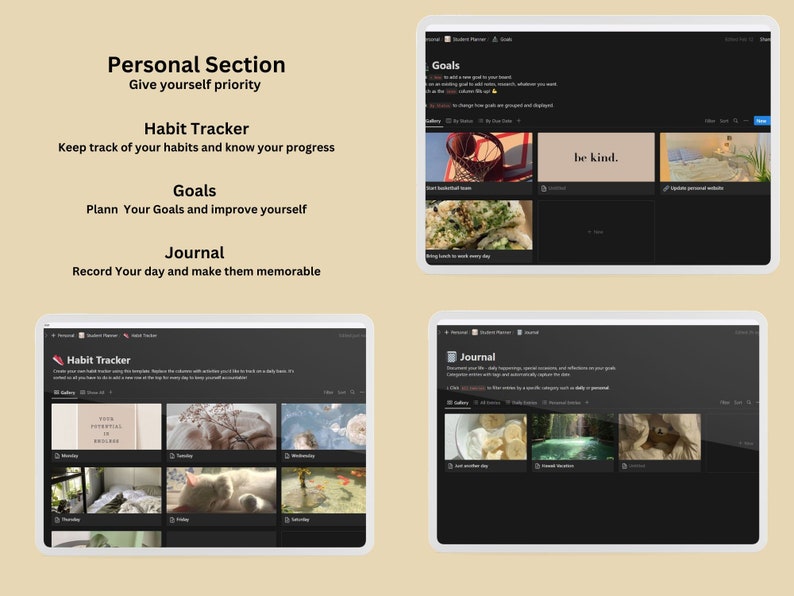 Notion Aesthetic Student Dashboard College Template University - Etsy UK Notion Aesthetic Student Dashboard College Template University - Etsy UK