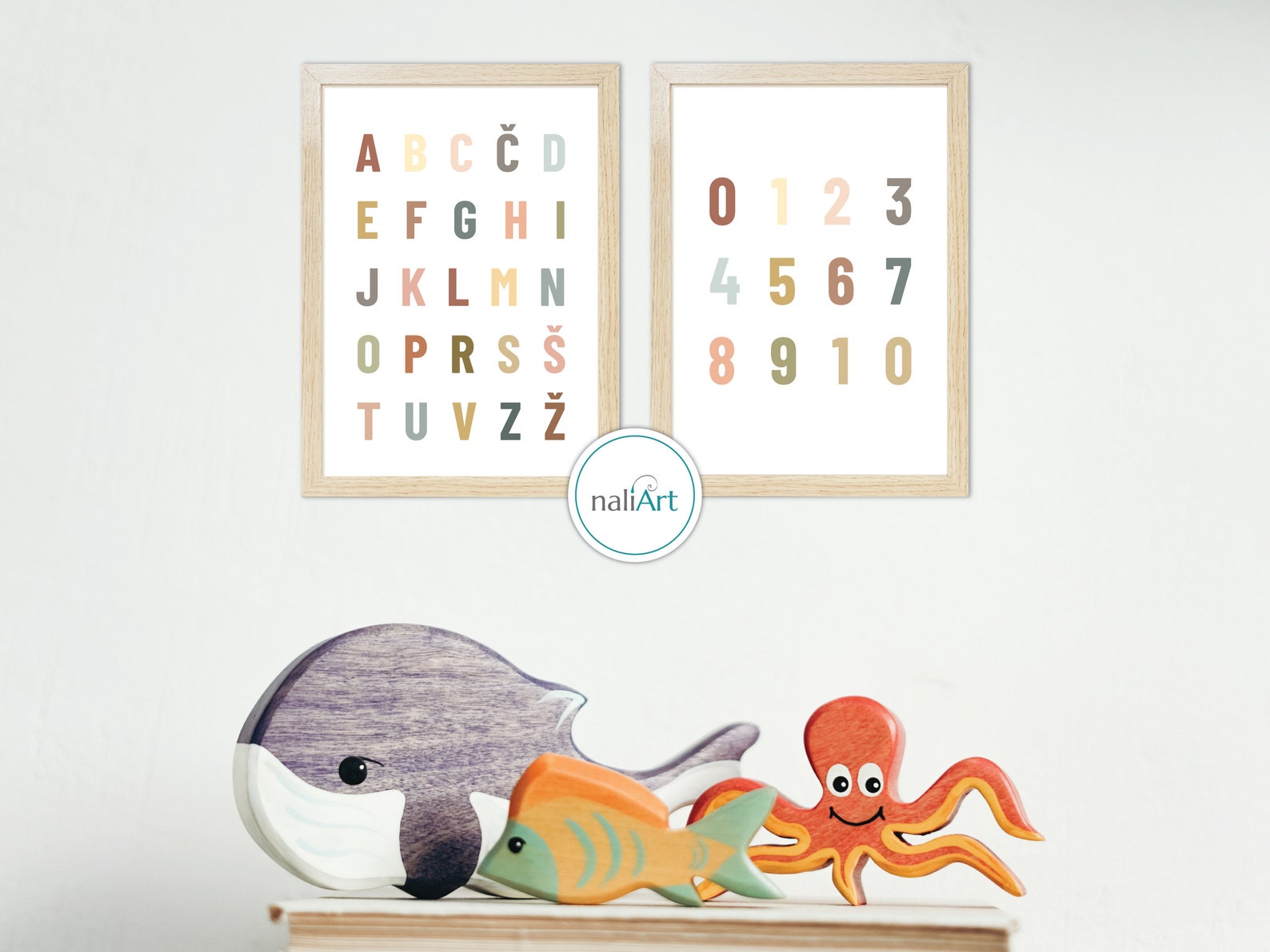 Slovenska Abeceda Alphabet Poster Number Poster Digital - Etsy Australia