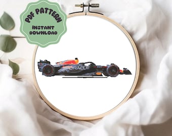 2024 Ferrari Formula 1 Racing Car Livery Cross Stitch Pattern - PDF ...