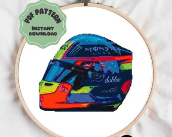2024 Ferrari Formula 1 Racing Car Livery Cross Stitch Pattern - PDF ...
