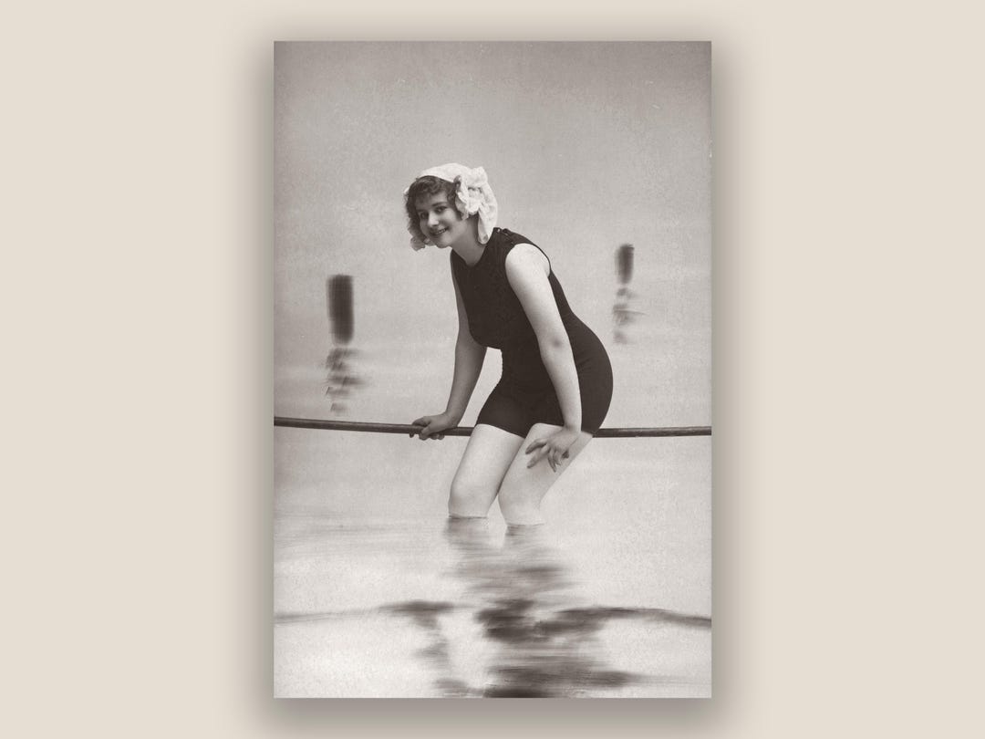 1920s Women Swimsuits Fashion Photo. Roaring Twenties Swim Wear ...