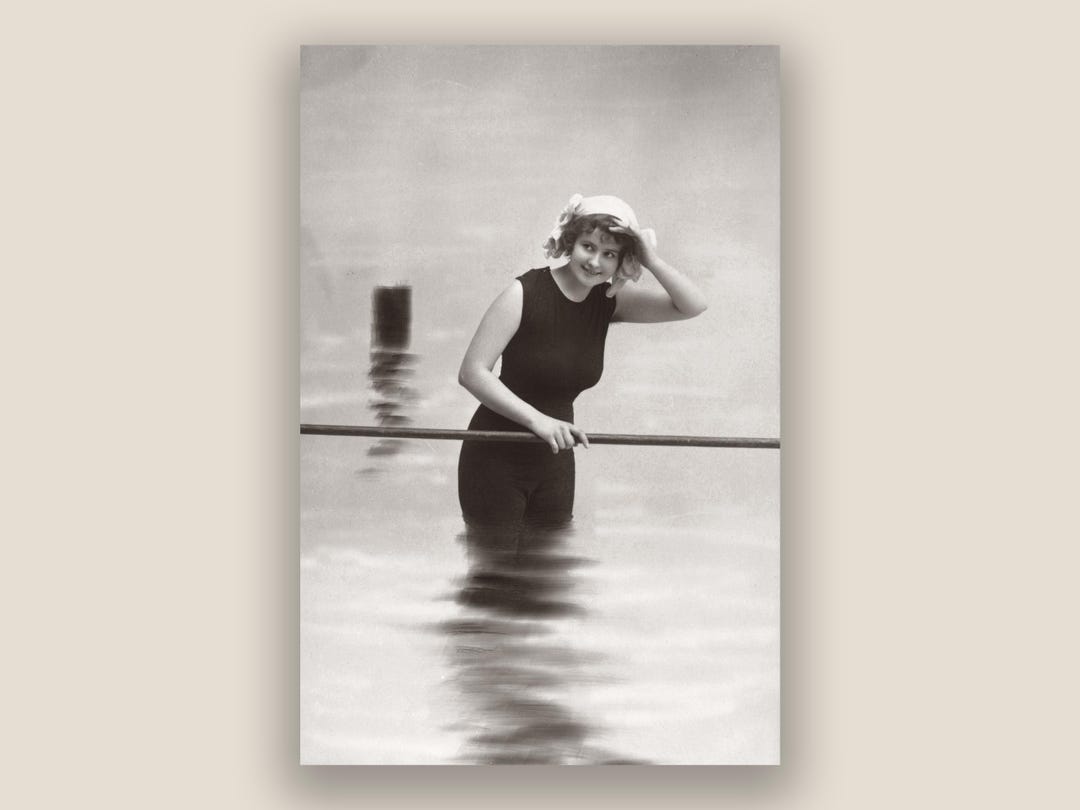 1920s Women Swimsuits Fashion Photo. Roaring Twenties Swim Wear ...