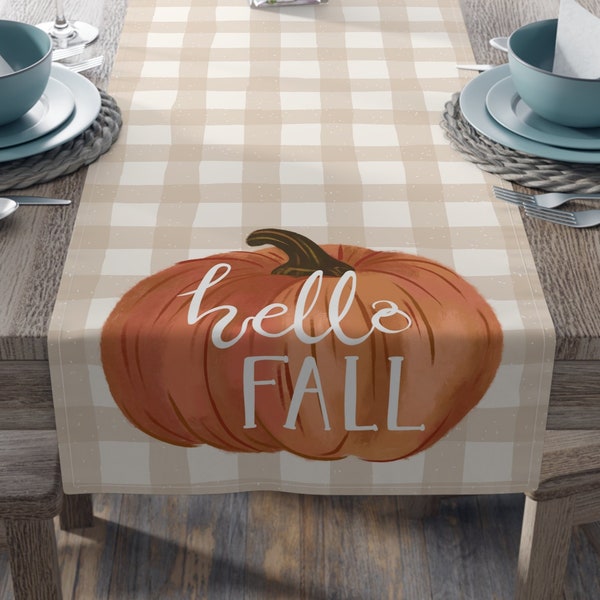 Gingham Decor Thanksgiving - Etsy