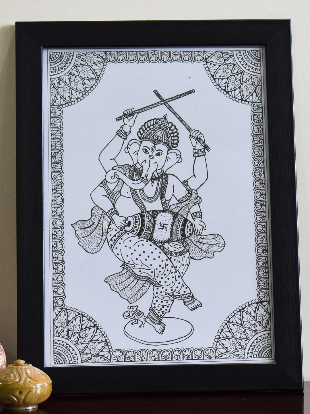 Lord Ganesh Art Print - Etsy