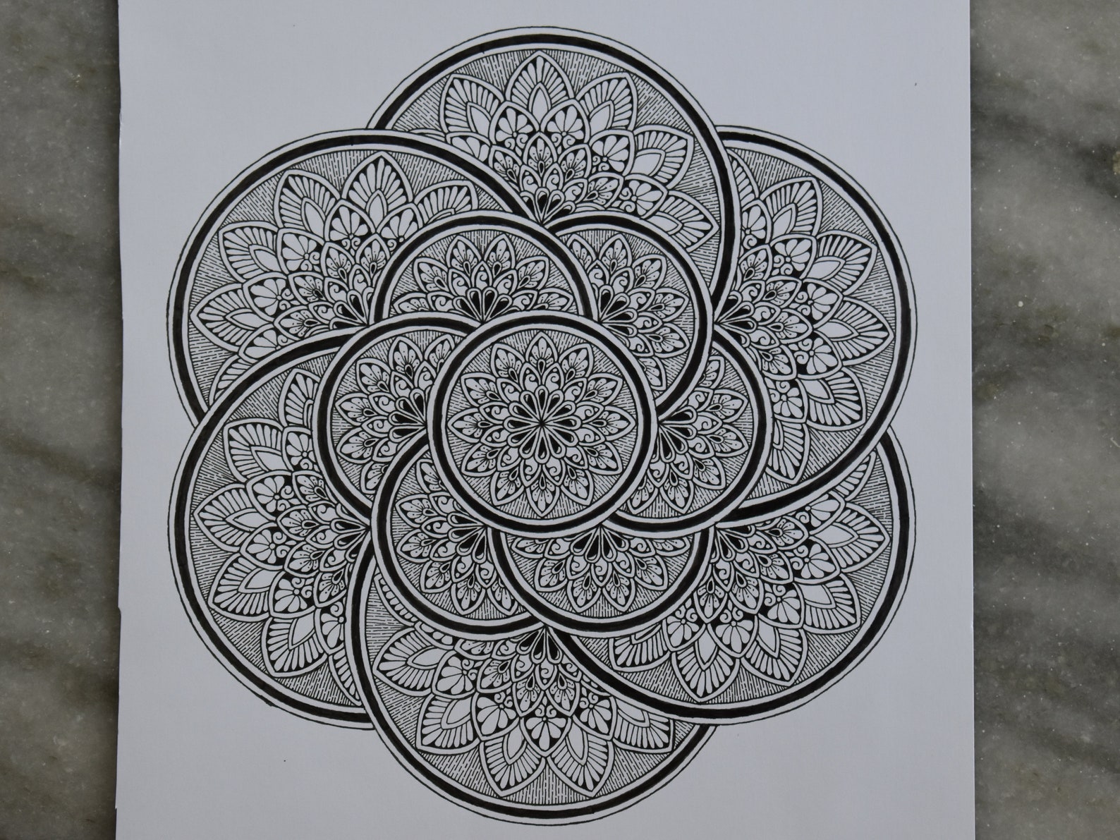 Mandala Art Print - Etsy