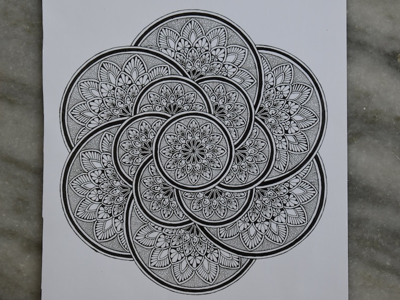 Mandala Art Print - Etsy