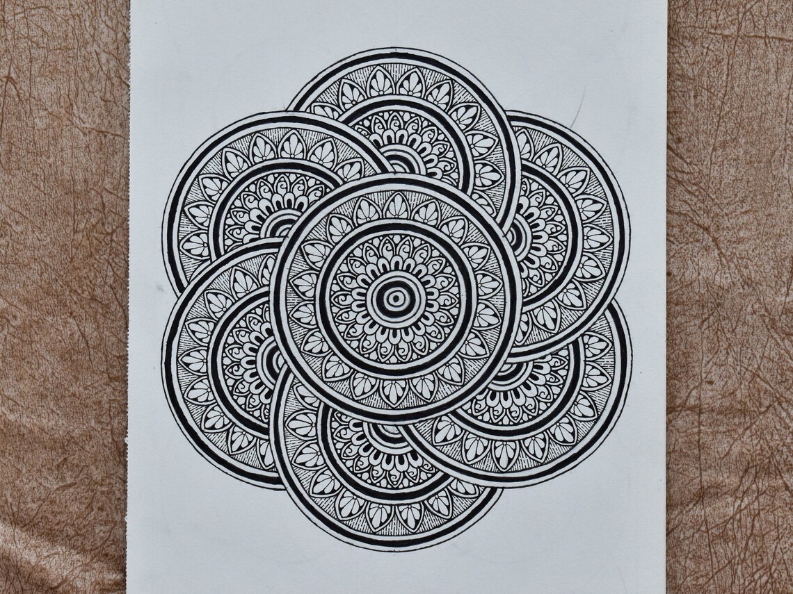 Mandala Art Print - Etsy