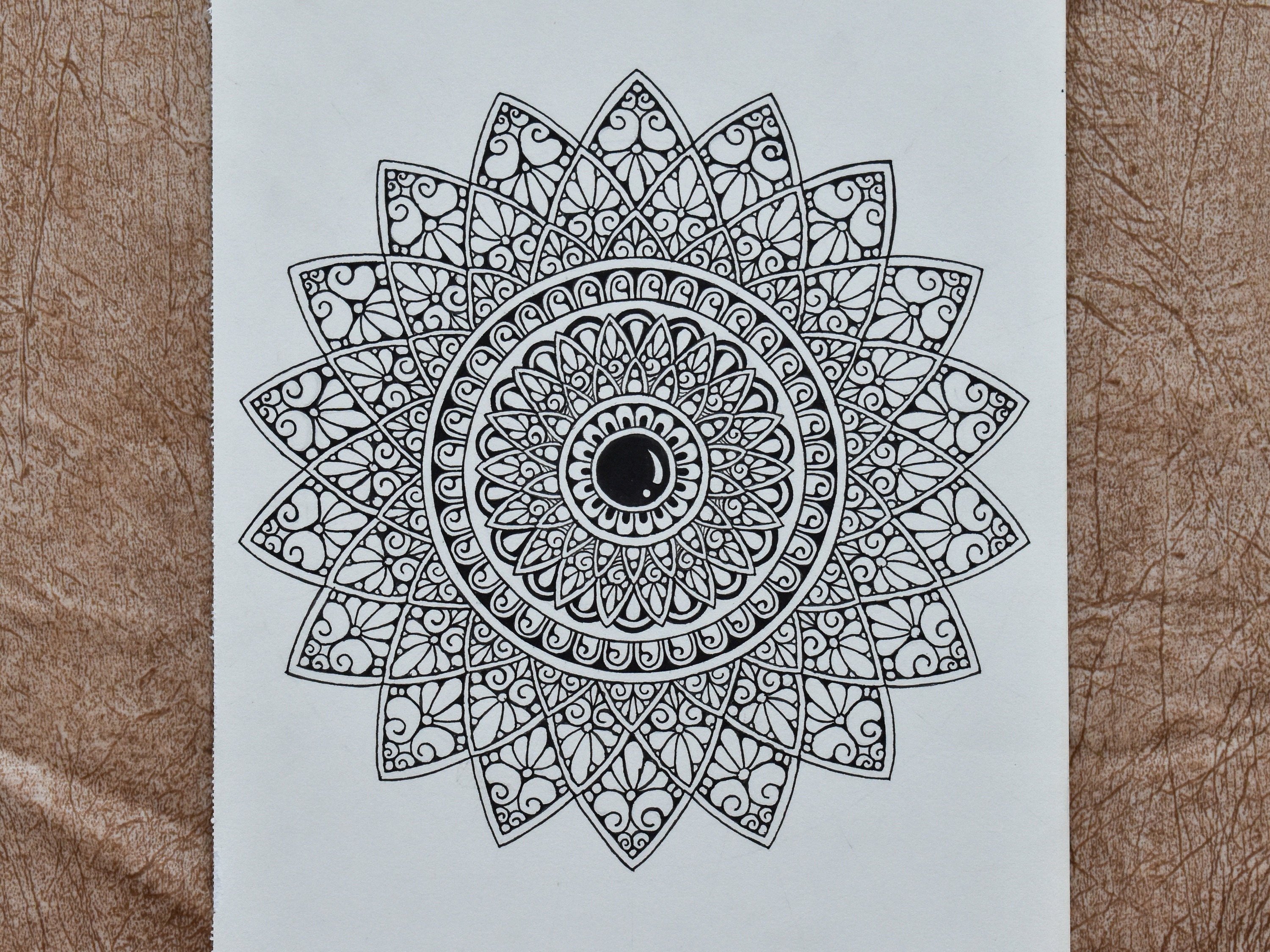 Mandala Art Print - Etsy