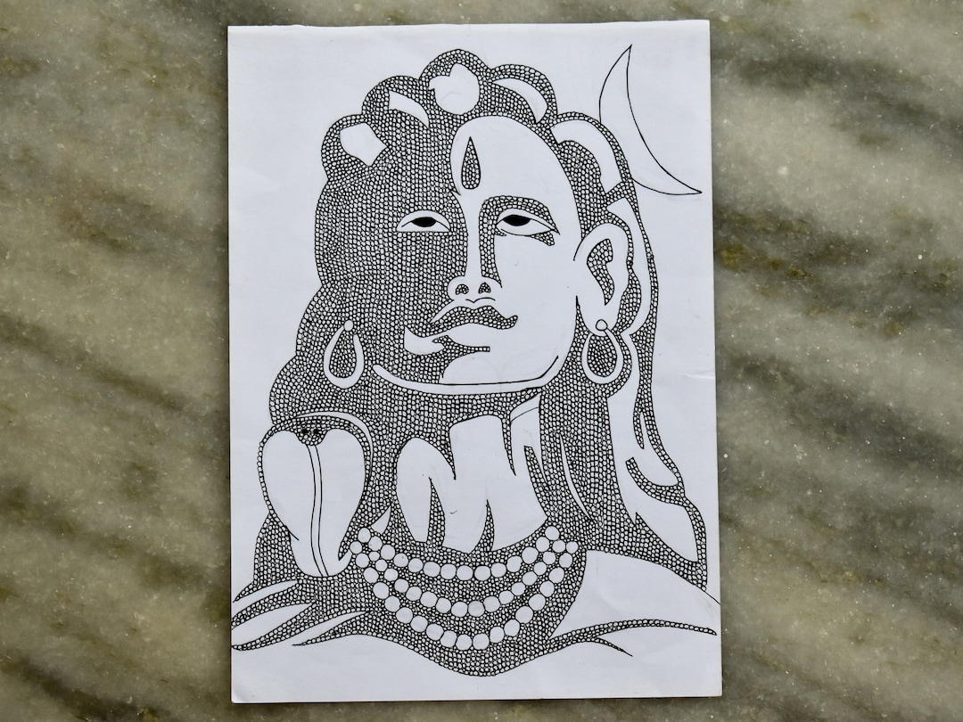 Adiyogi Shiva Art Print - Etsy