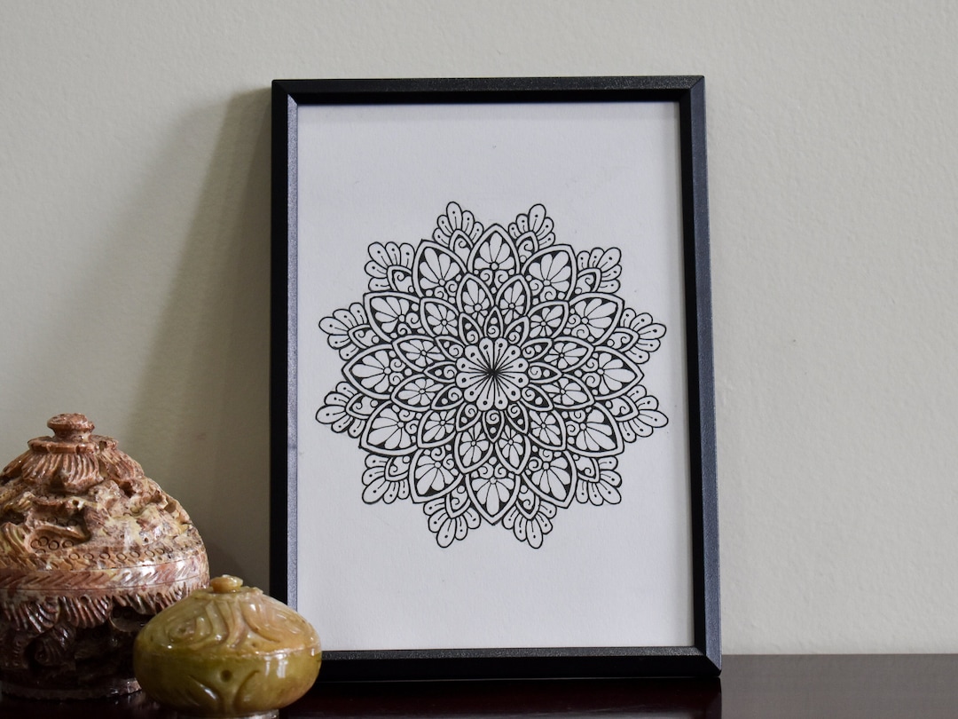 Mandala Art Print - Etsy