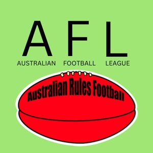 Printable Football Sticker, DIY, Australian Rules Football, AFL, Footy ...