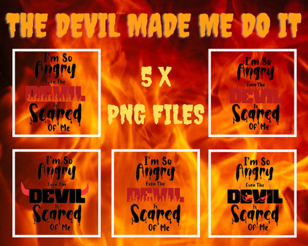 HALLOWEEN, New Design, Devil, Devil Png, Angry Devil, Instant Download ...