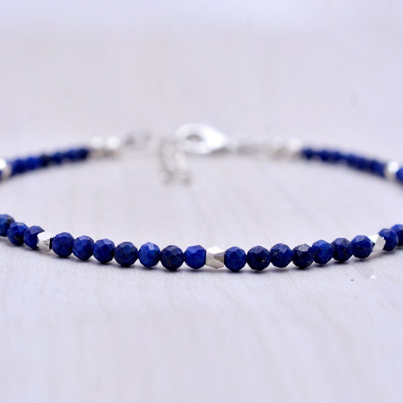 Lapis Lazuli Disk Beads - Etsy