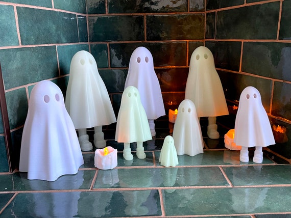 Halloween Ghost With Feet 3D Printed Ghost Decoration With - Etsy