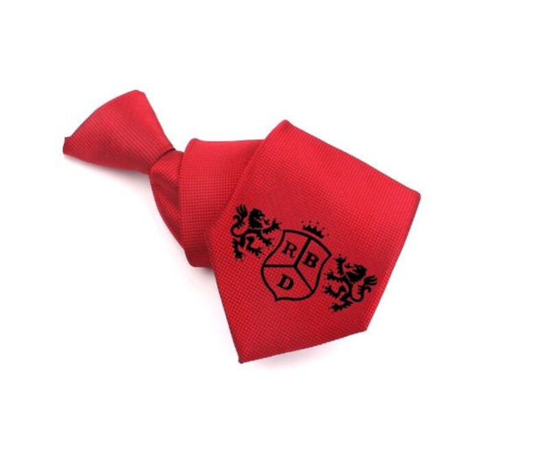 RBD Tie With LOGO Rebelde Red Tie Polyester Elite Way - Etsy
