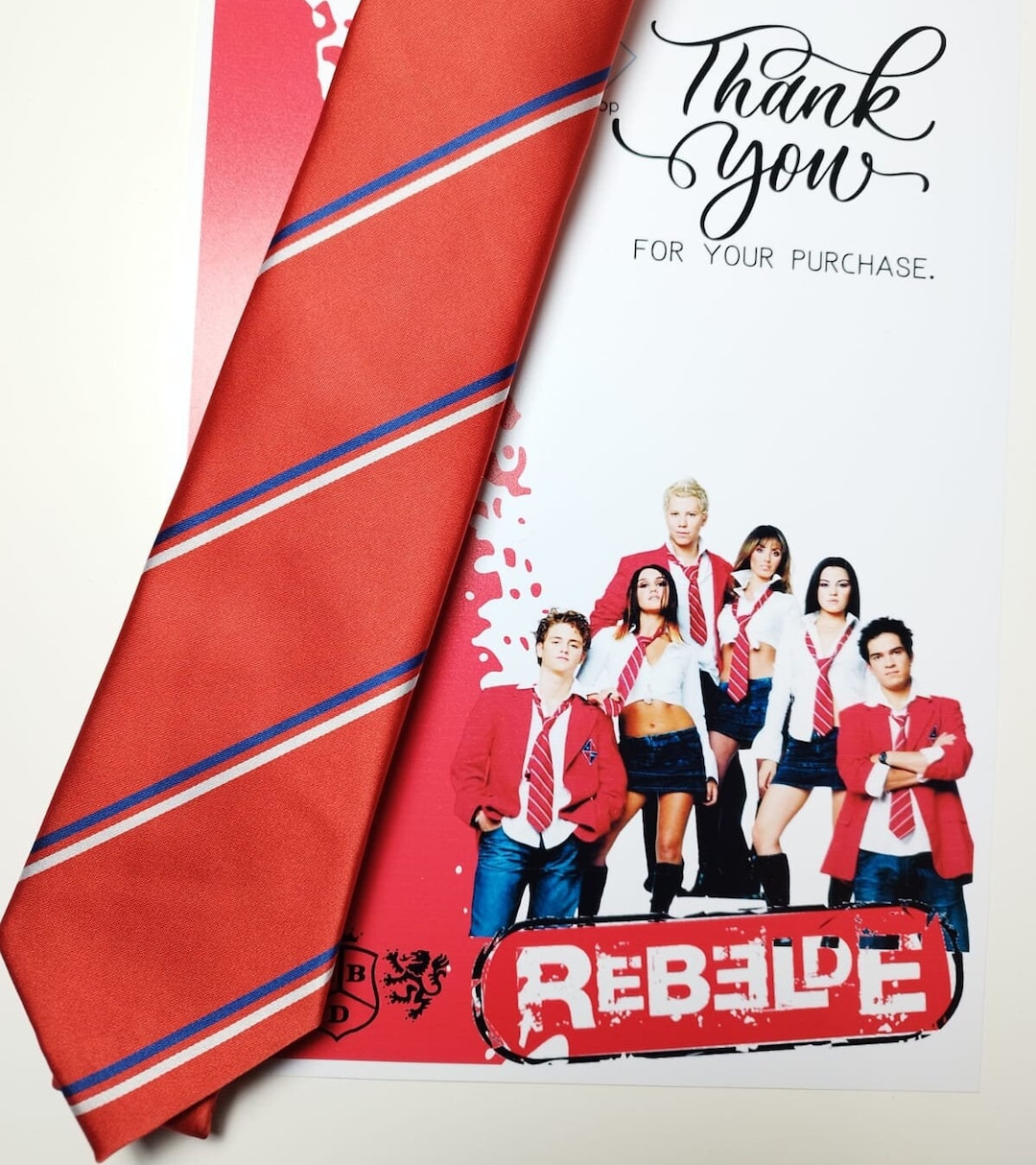 RBD Original Tie | Soy Rebelde Tour Polyester Tie | Elite Way School ...