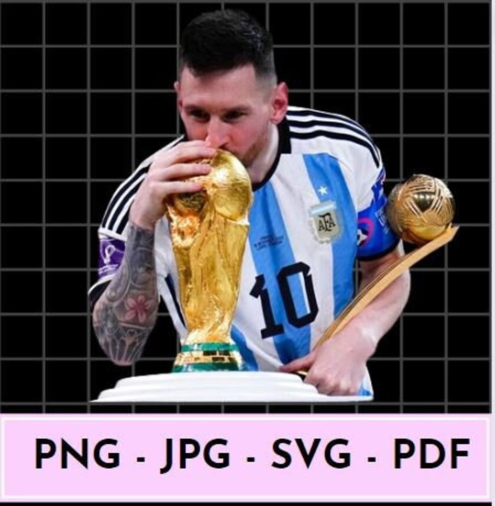 Messi Digital Files SVG | Lionel Messi Digital Art Png Jpg Pdf | Messi ...
