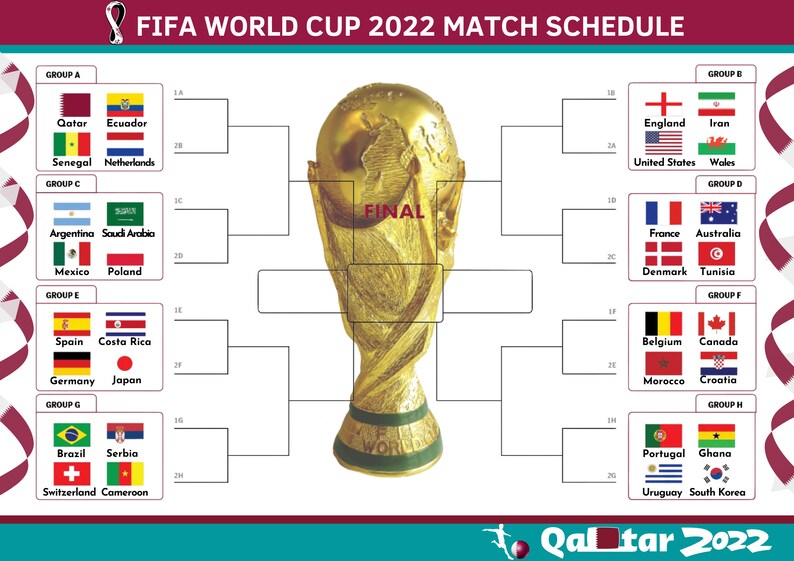 FIFA Wm Katar 2022 Spielplan Fifa-Weltmeisterschaft 2022 - Etsy.de FIFA Wm Katar 2022 Spielplan Fifa-Weltmeisterschaft 2022 - Etsy.de